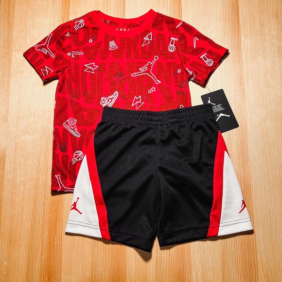 Nike | Matching Sets | Nike Air Jordan Tshirt And Shorts Set | Poshmark